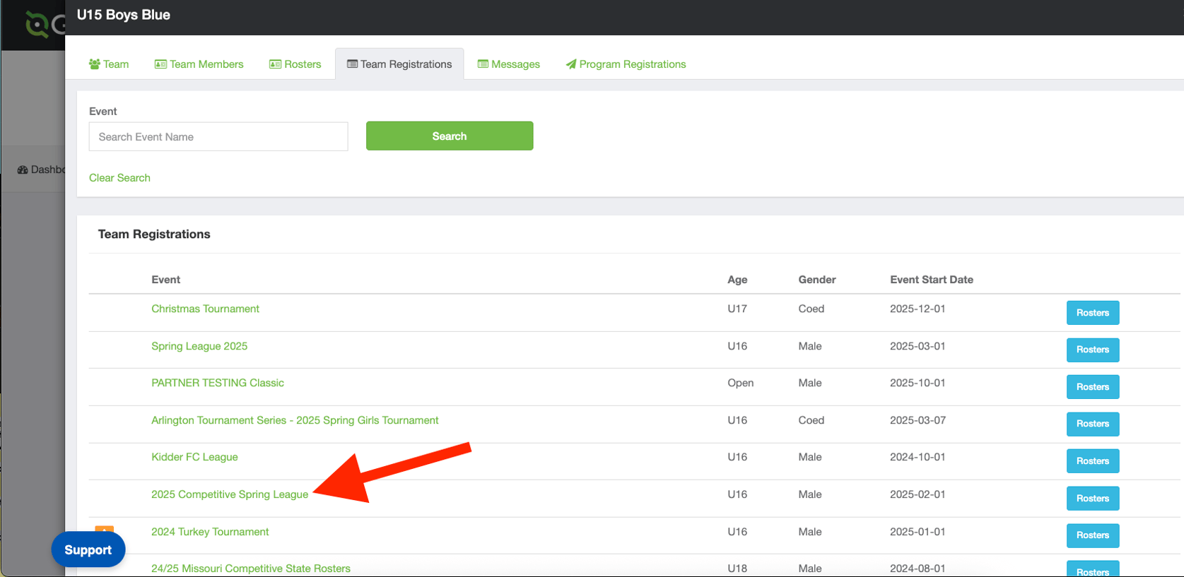 As a Manager/Coach - How to Set a Match Day Roster & Add Club Pass ...