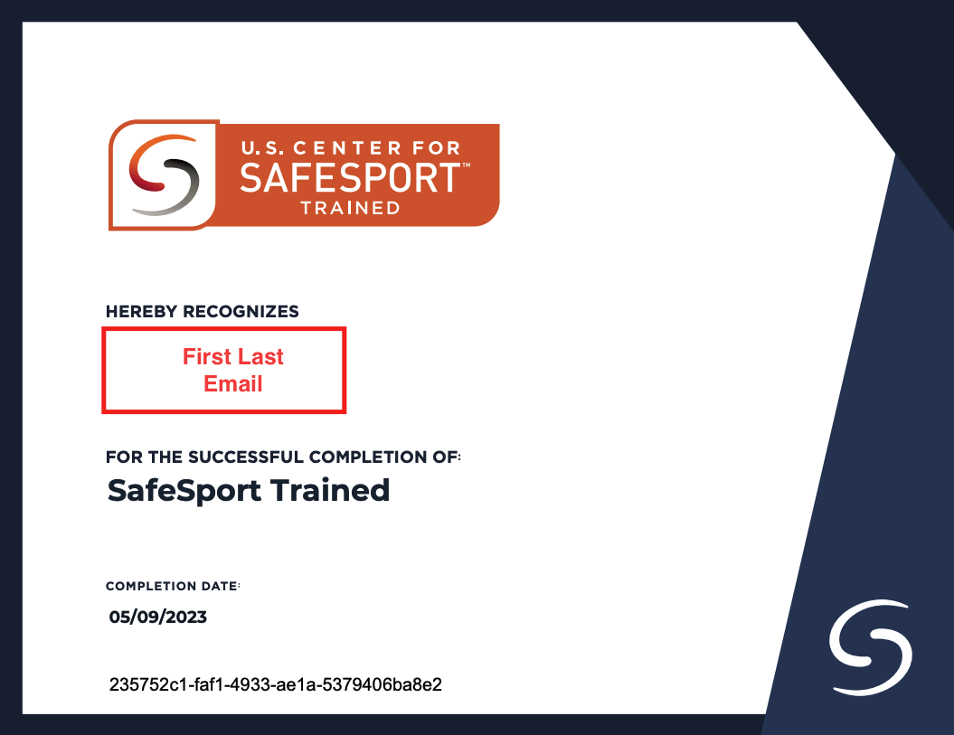 How to Access and Upload Your SafeSport Certificate