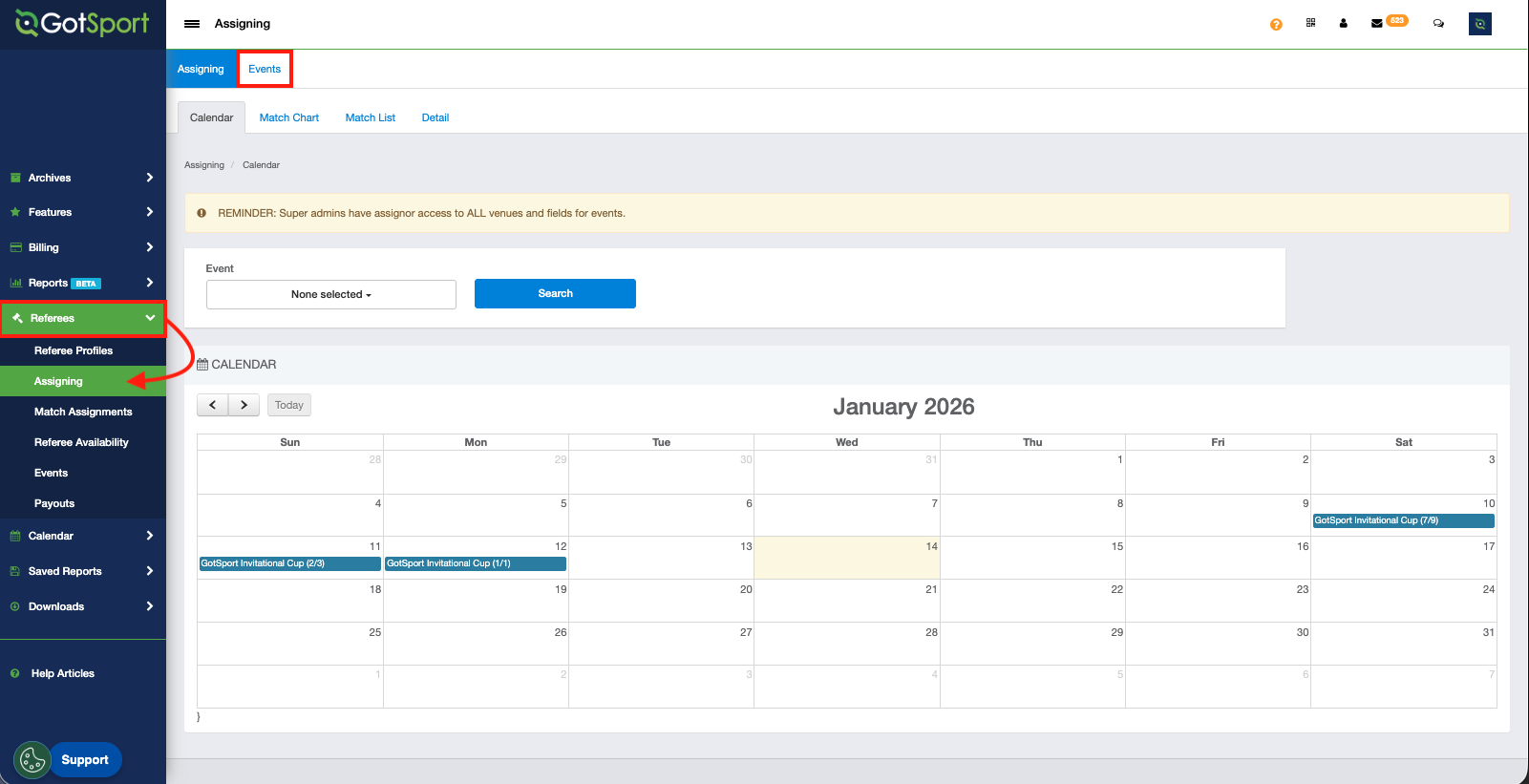 Assignor & Assigning Organization - How to Set a Payor for an Event and ...