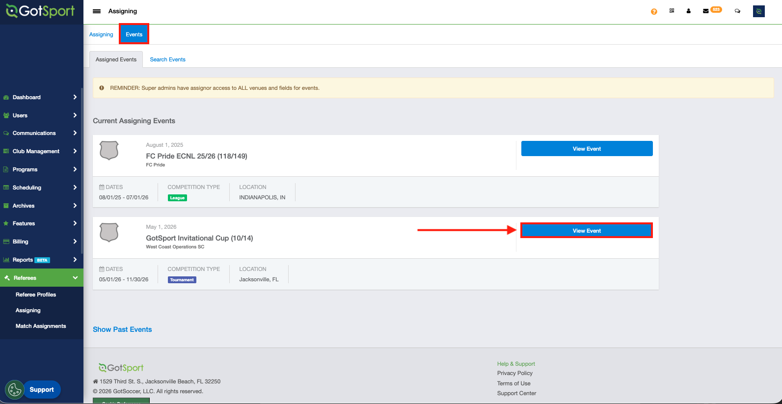 Assignor & Assigning Organization - How to Set a Payor for an Event and ...