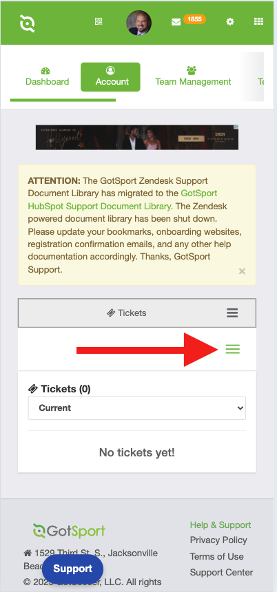 How To Access and Manage Team Tickets on a Mobile Device