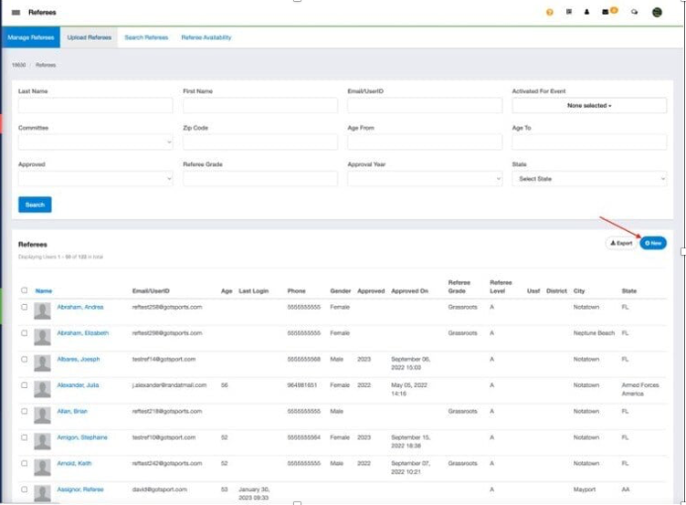 Assignors - How to Merge Referee (User) Accounts